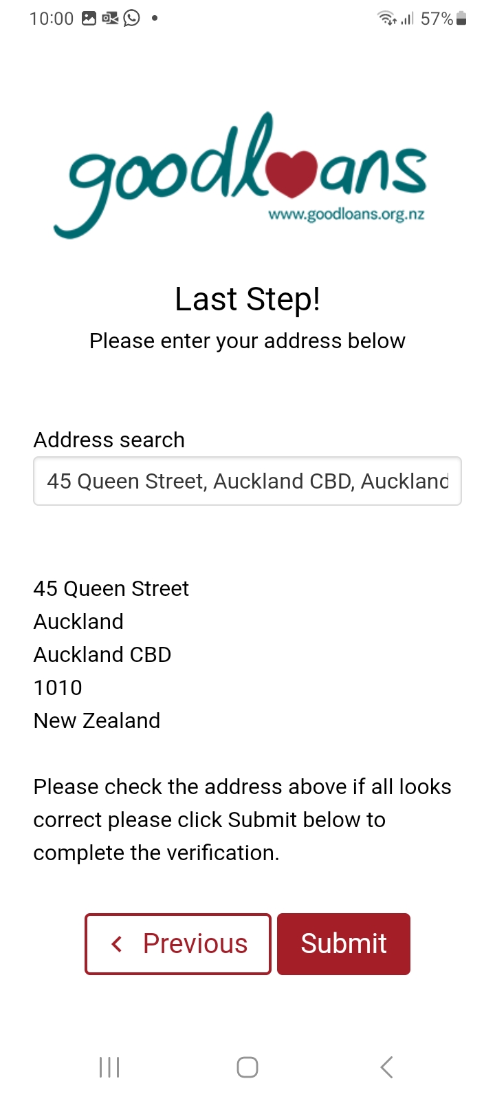 Identity and address verification - Good Shepherd NZ